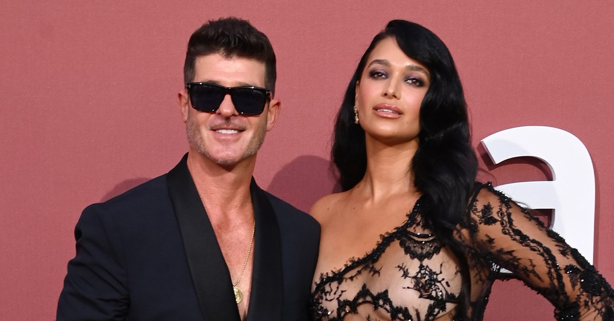 Robin Thicke Weds April Love Geary After Long Engagement - POPSTAR!
